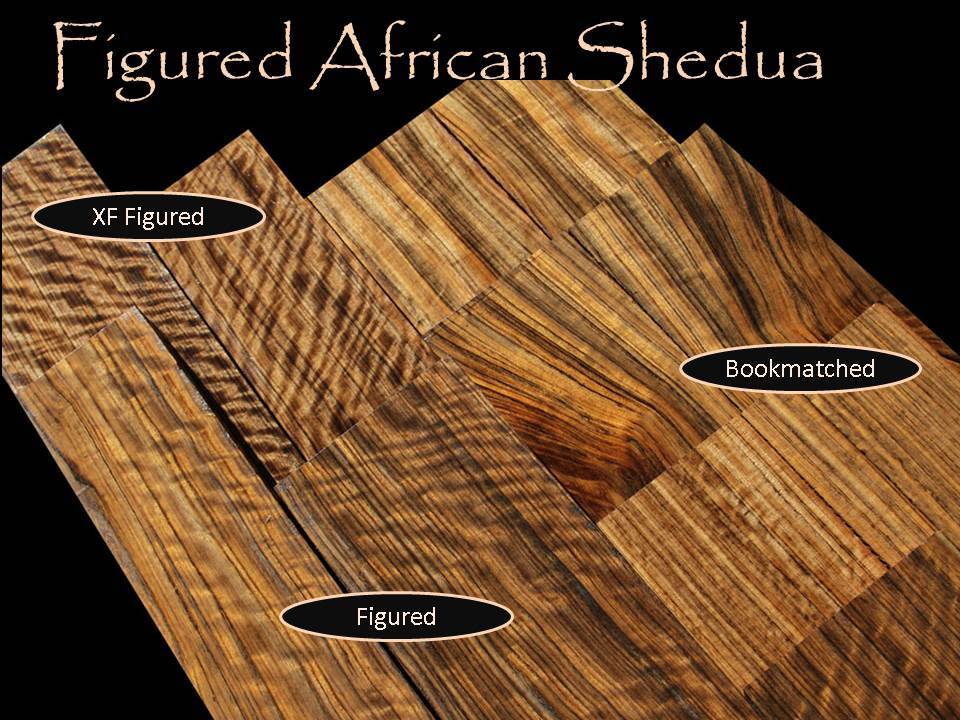 Rare Treasure, Fantastically Figured Shedua – Cook Woods