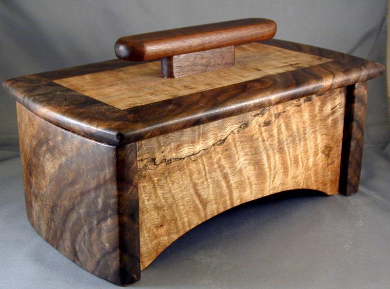 Claro Walnut & Spalted Maple Box – Cook Woods