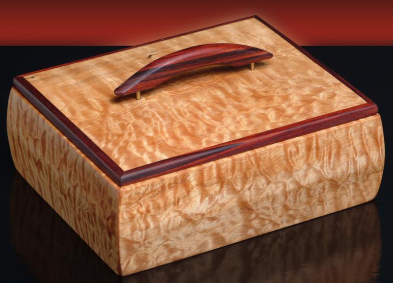 Quilted Maple & Cocobolo Box – Cook Woods
