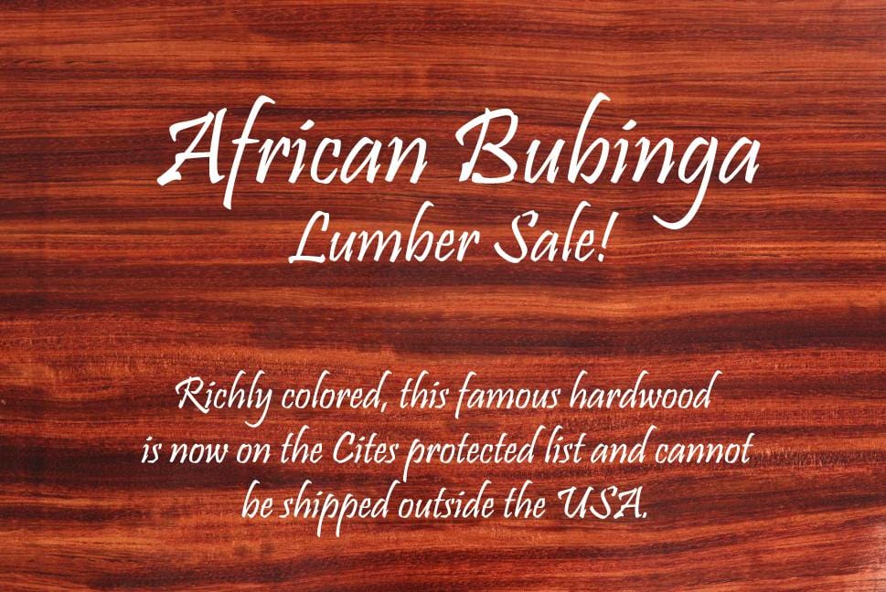 Figured African Bubinga – Cook Woods