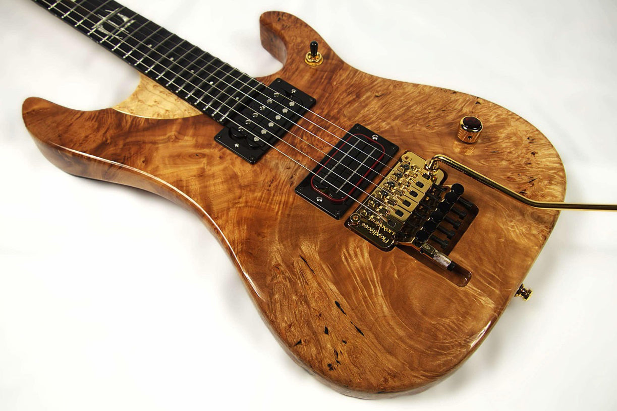 Custom Maple Burl Guitar – Cook Woods