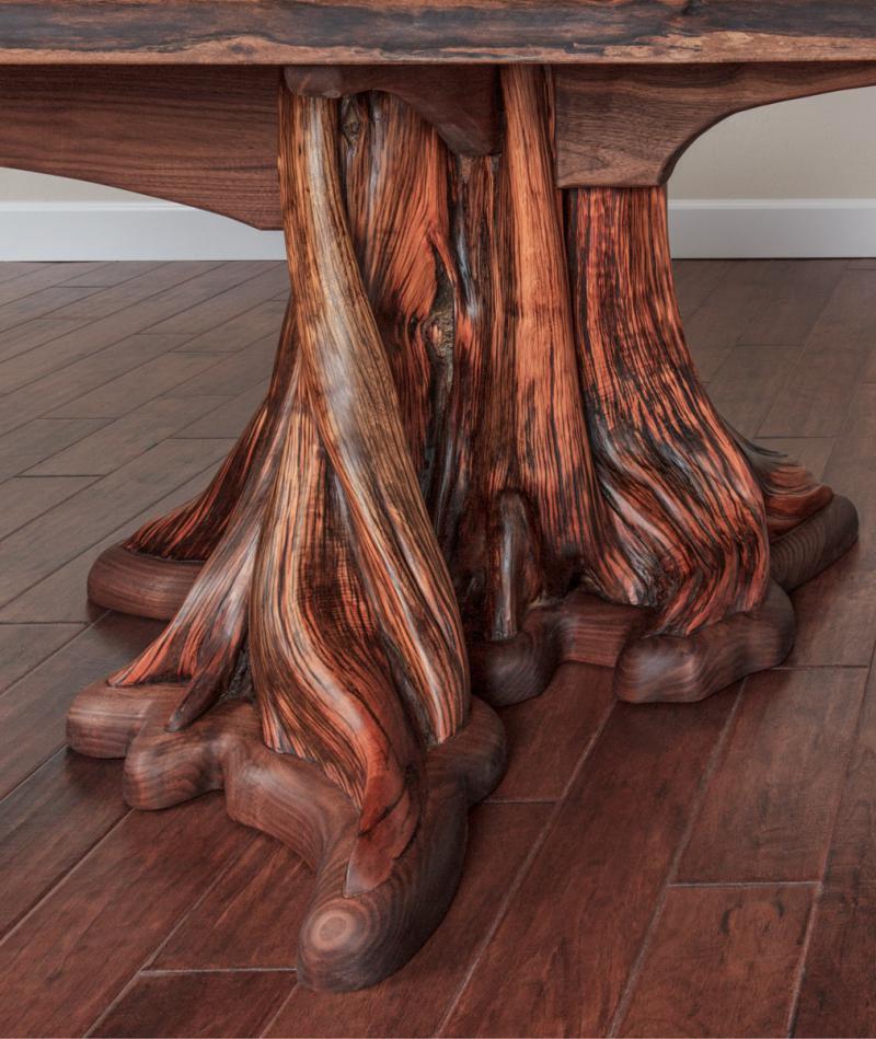 Claro Walnut & Juniper Dining Table – Cook Woods