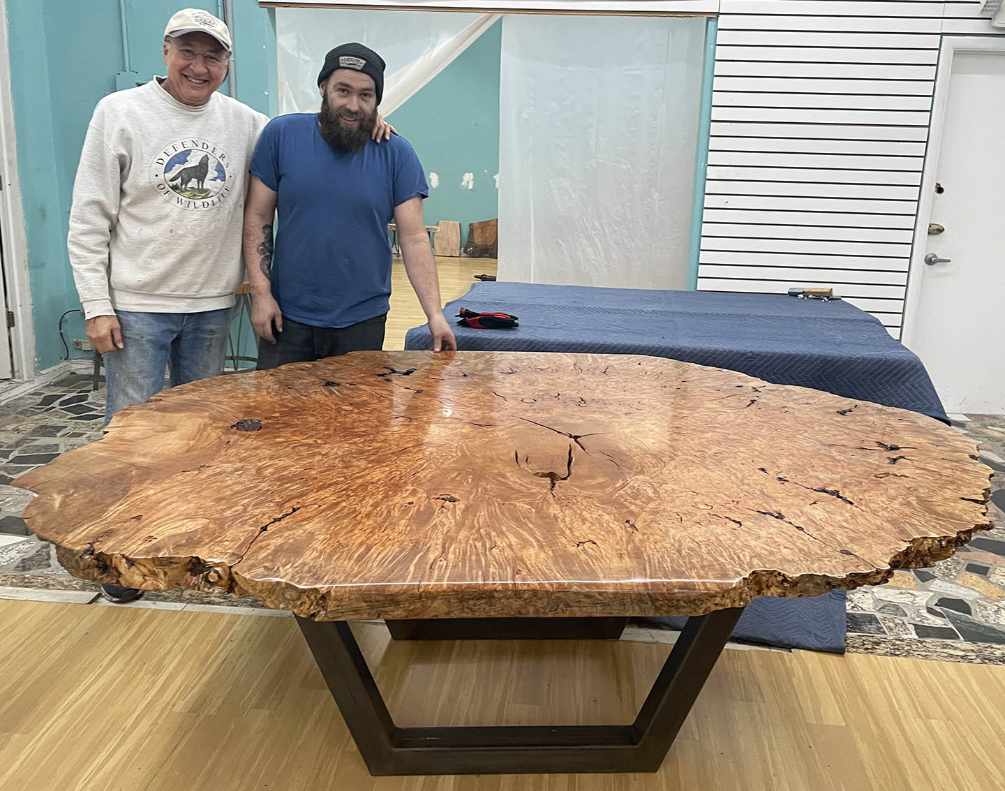 Massive Maple Burl Table – Cook Woods