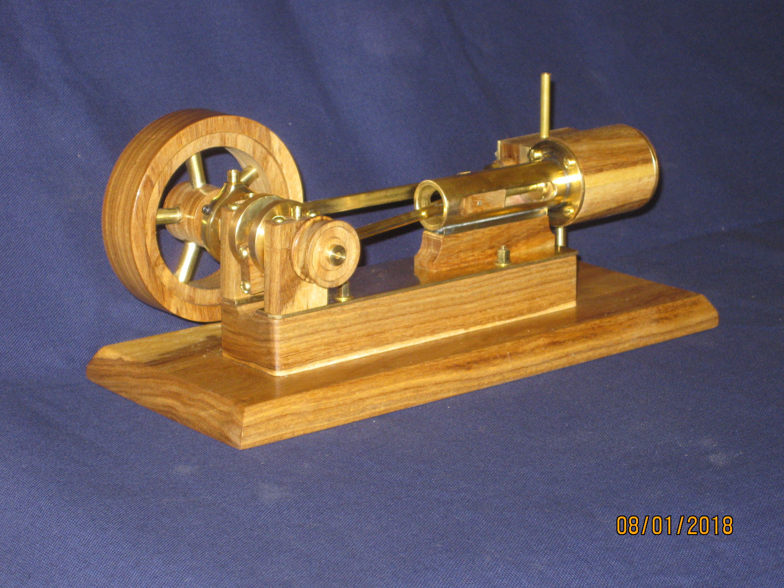 Mill Style Steam Engine in Bolivian Ebony and Brass – Cook Woods