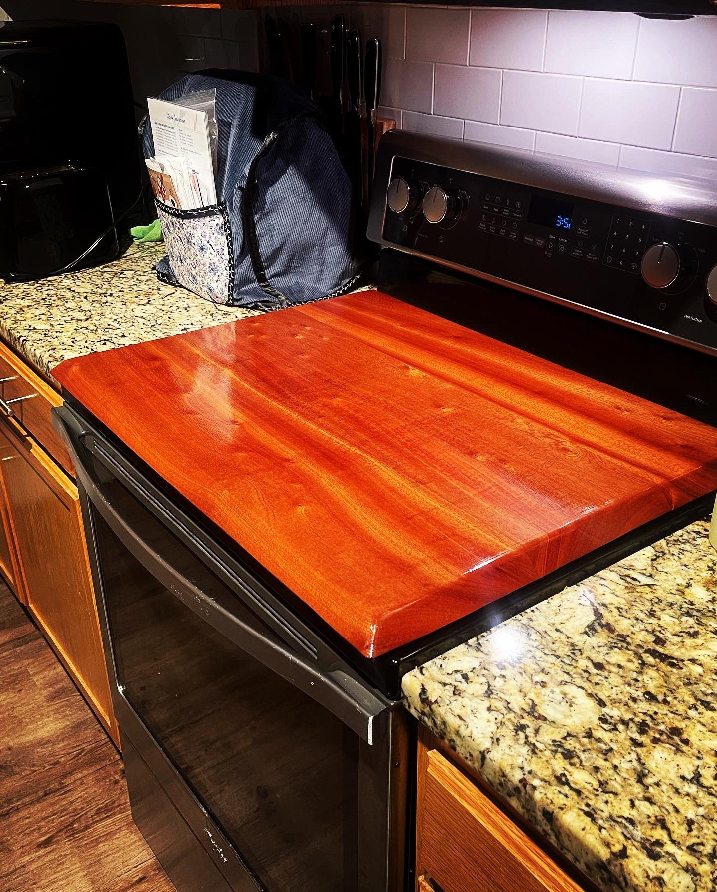 “Over The Stover” (TM pending) Board in Sapele wood – Cook Woods
