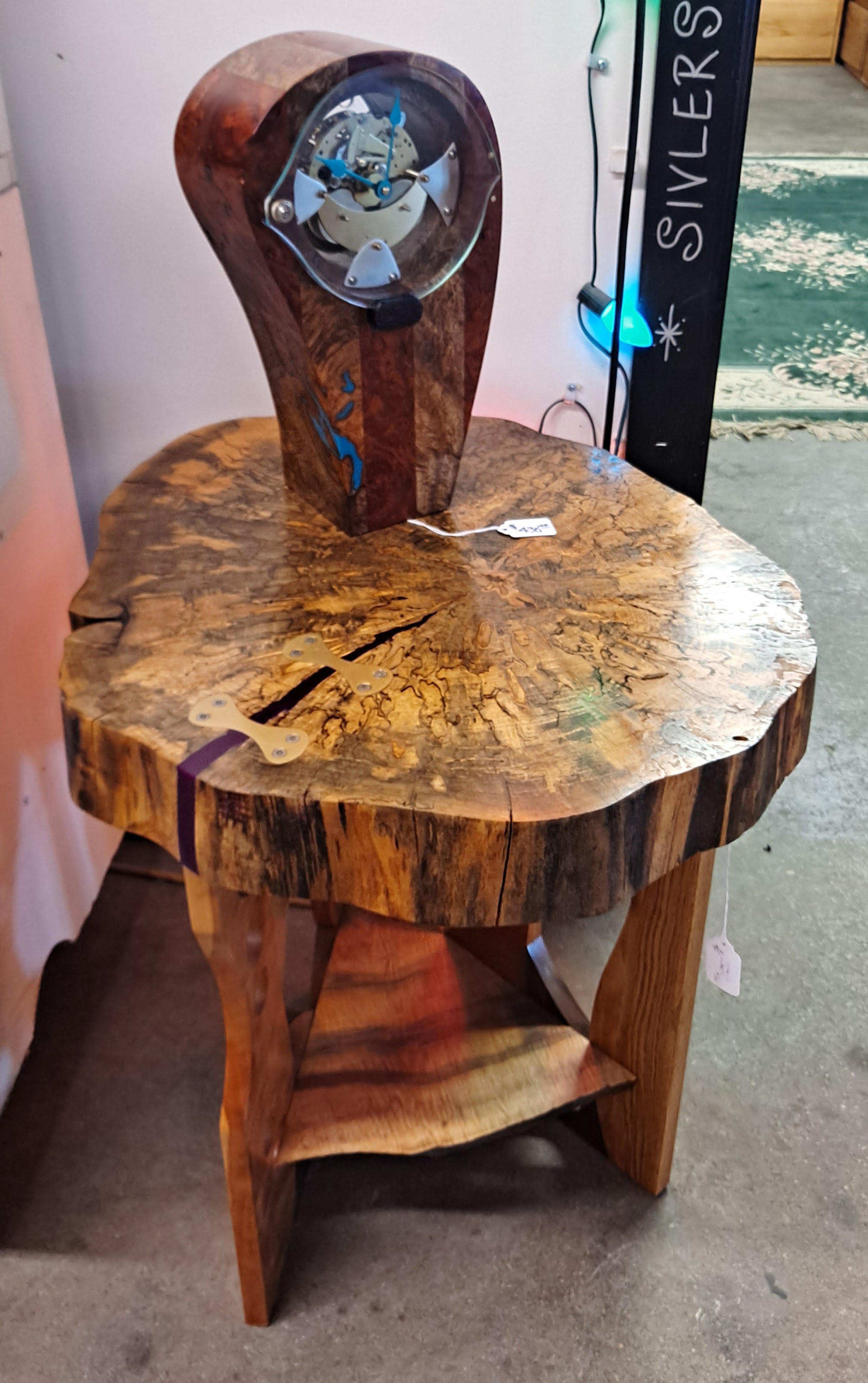 Table and Clock – Cook Woods