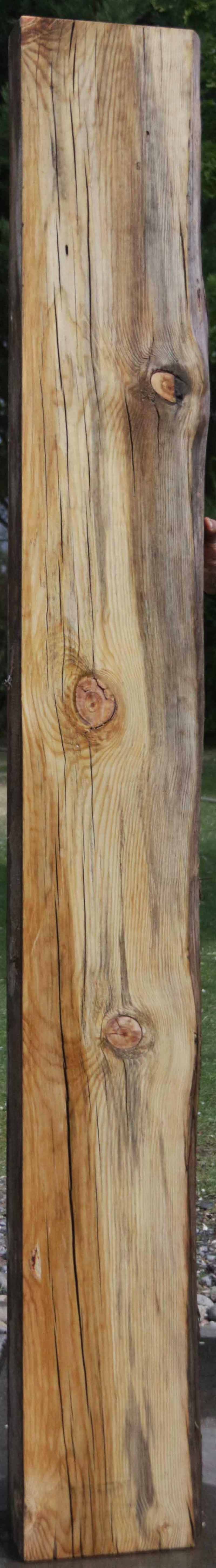 Rustic Blue Ponderosa Pine Mantel – Cook Woods