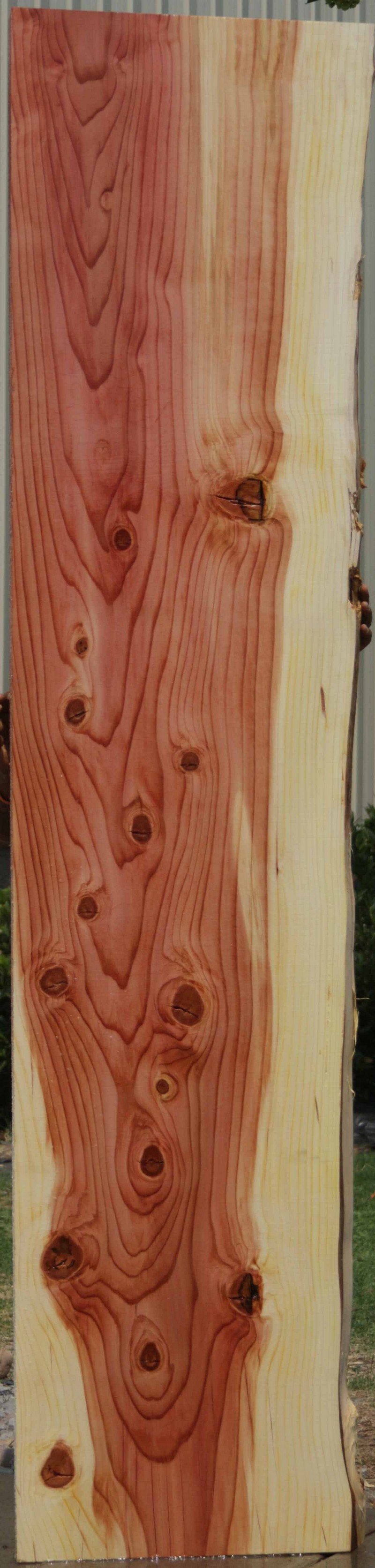 Knotty Sequoia Mantel – Cook Woods